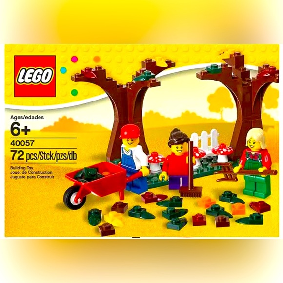 Lego | Toys | New Nib Nwt Lego Fall Scene 4057 Raking Autumn Leaves 203 ...